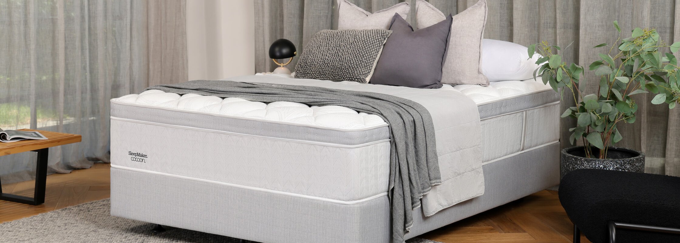 SleepMaker Cocoon Silver | Bedshed