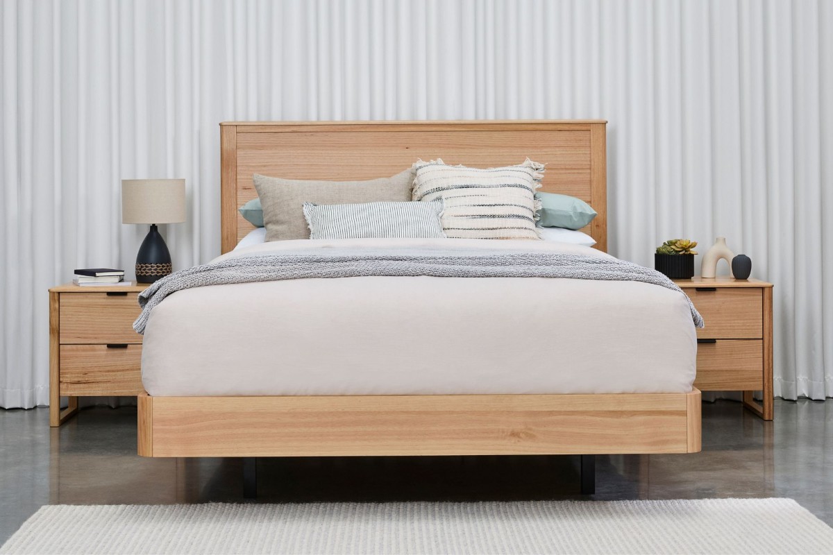 ash double bed frame
