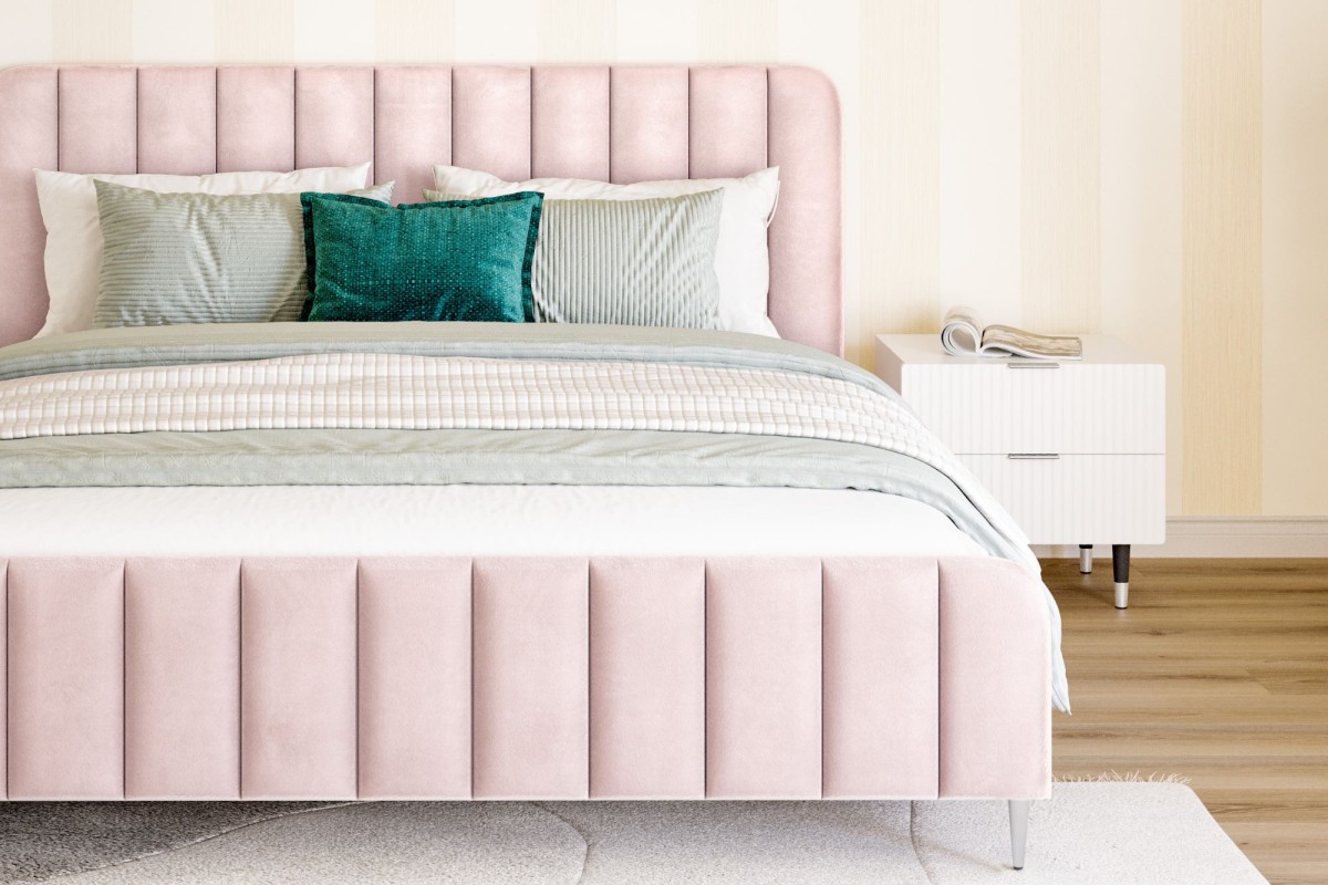 Pink bed store