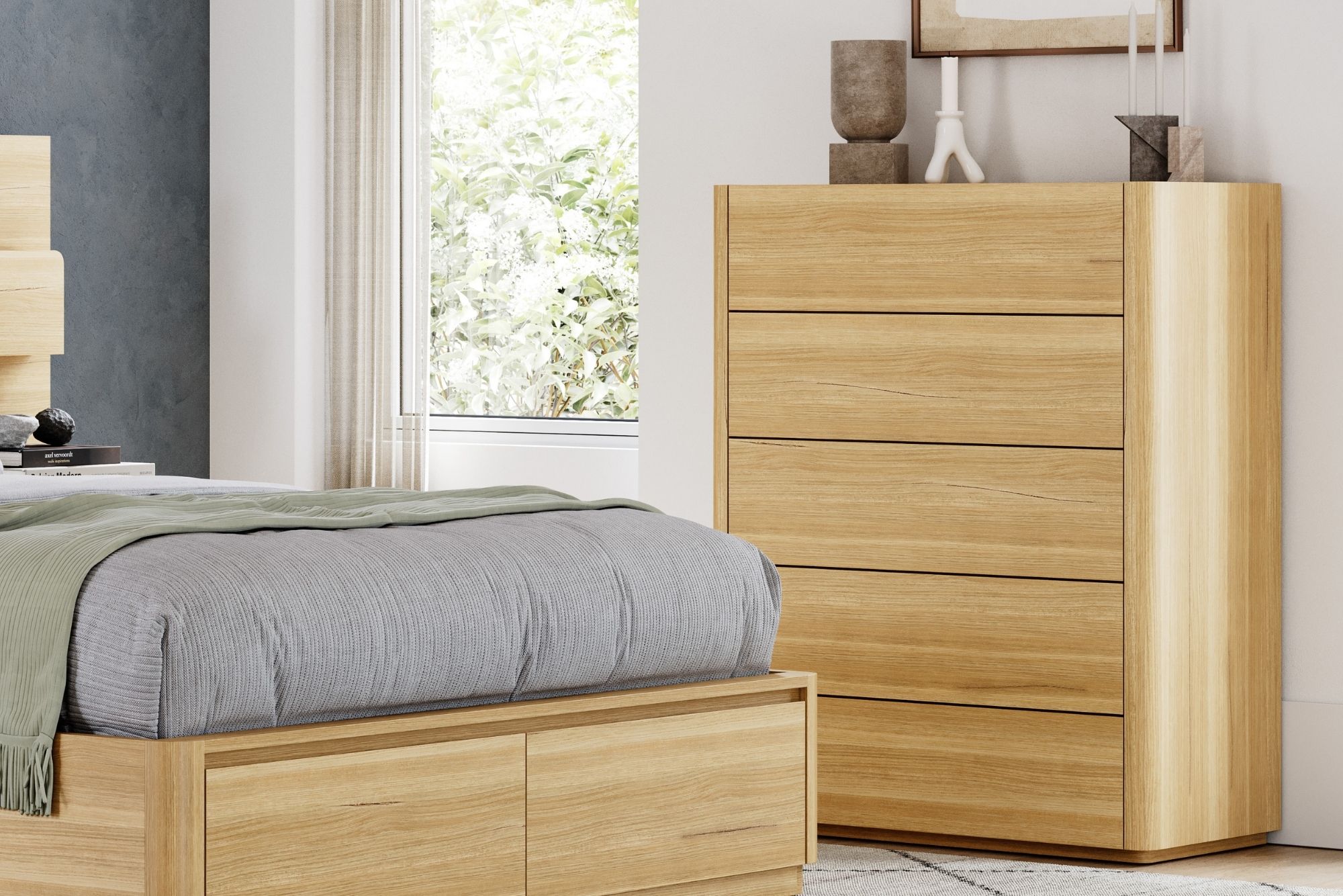 Elements Tallboy with Optional Ceramic Top | Bedshed