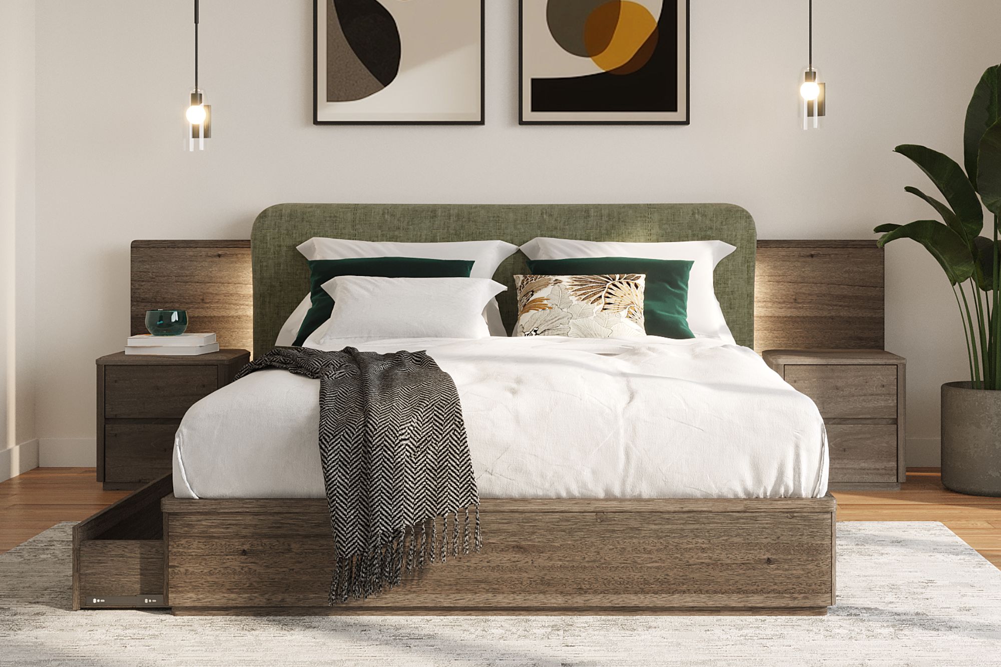 Elora Storage Double Bed | Bedshed