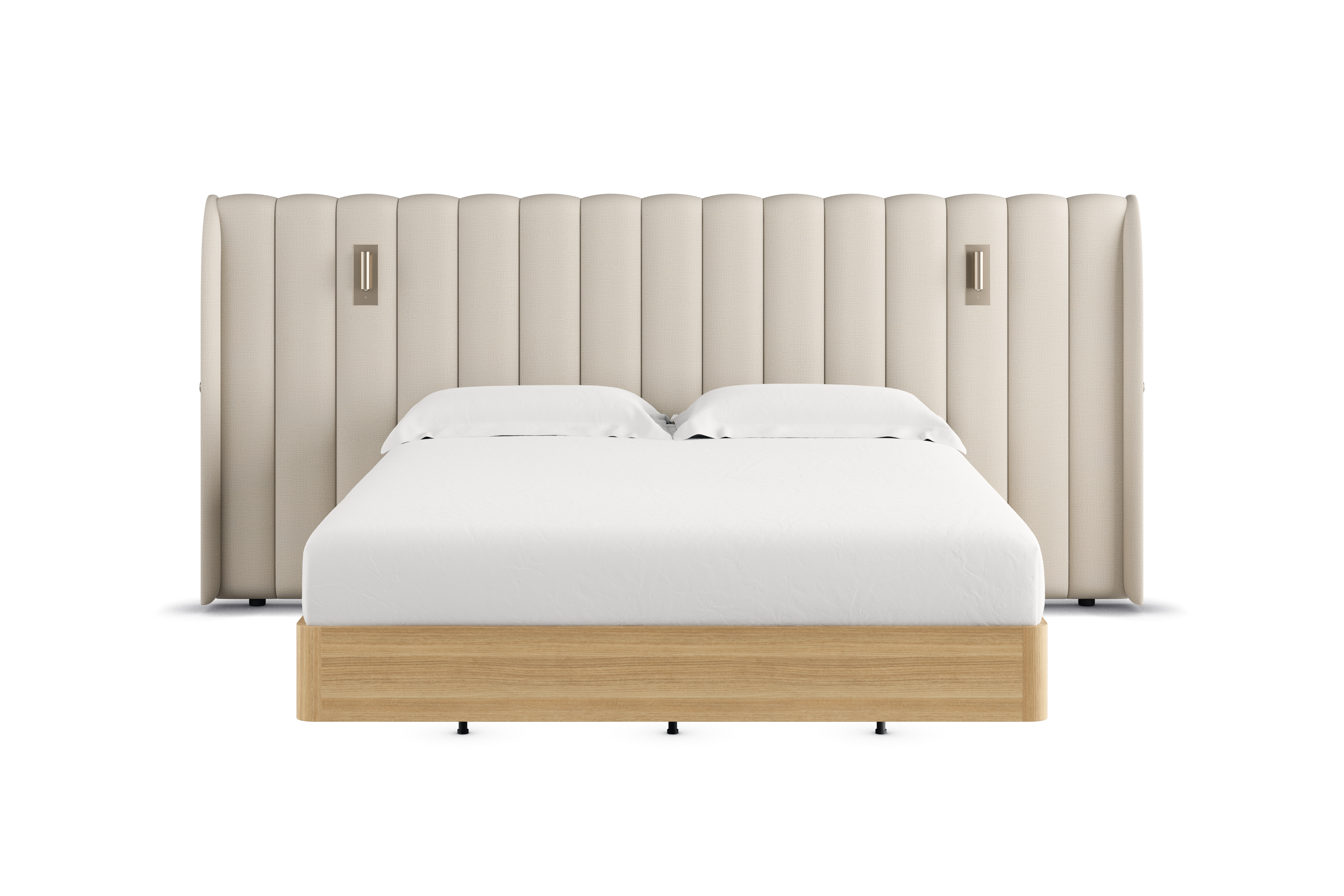 Created by You Infinity Clifton Extended Headboard with Wings Queen and ...