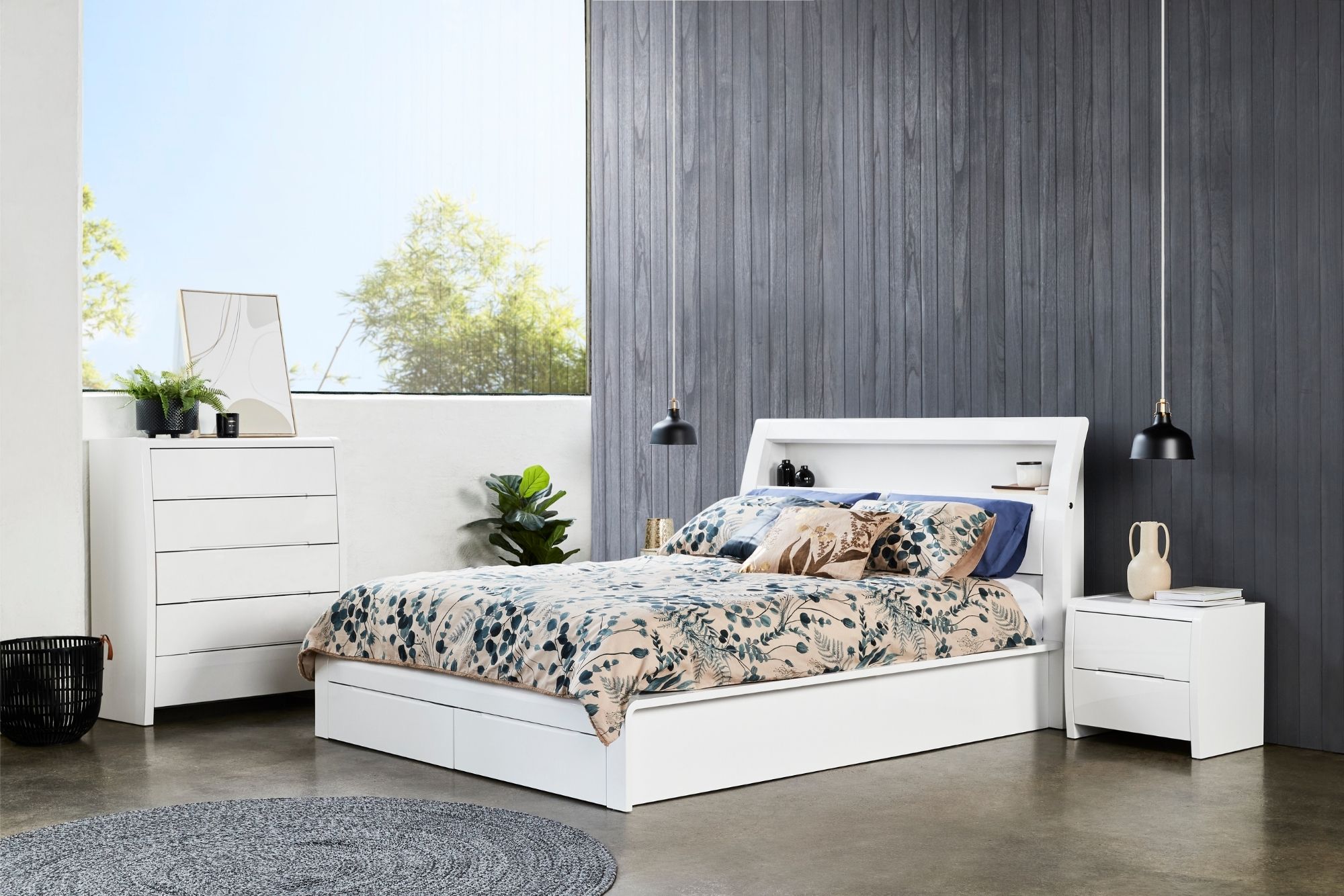 Wellard White King Bed Frame | Bedshed